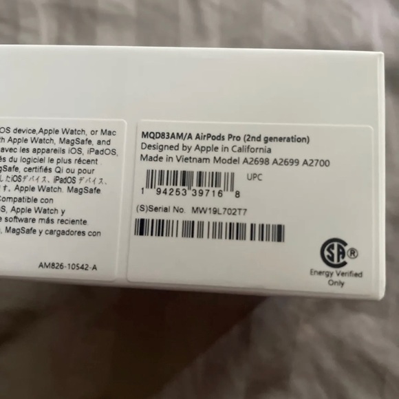 Apple | Headphones | Airpods Pro 2nd Generation With Magsafe Wireless ...